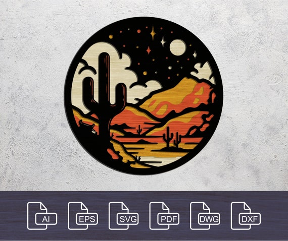 Digital File 4 Layer Laser Cut Files DXF SVG Multi-layer - Etsy