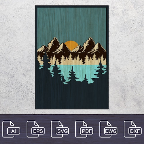 Digital File 6 Layer Laser Cut Files DXF SVG Multi-layer - Etsy