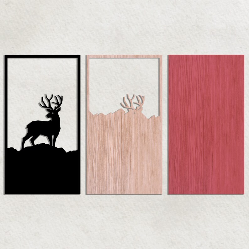 Digital File 3 Layer Laser Cut Files DXF SVG Multi-layer - Etsy