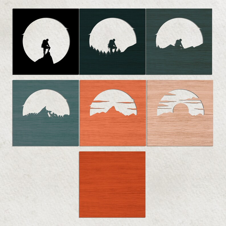 Digital File 7 Layer Laser Cut Files DXF SVG Multi-layer | Etsy