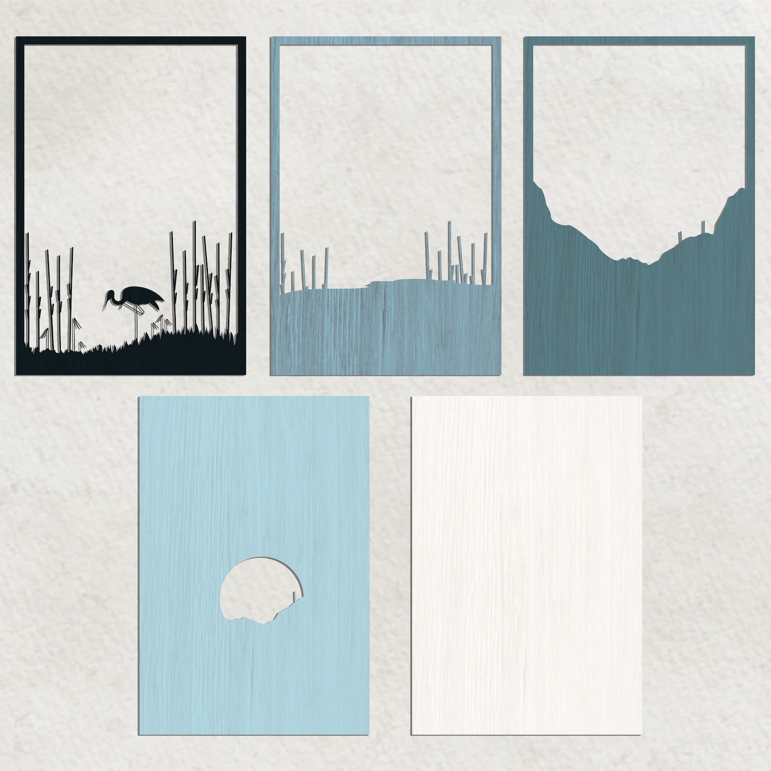 Digital File 5 Layer Laser Cut Files DXF SVG Multi-layer - Etsy