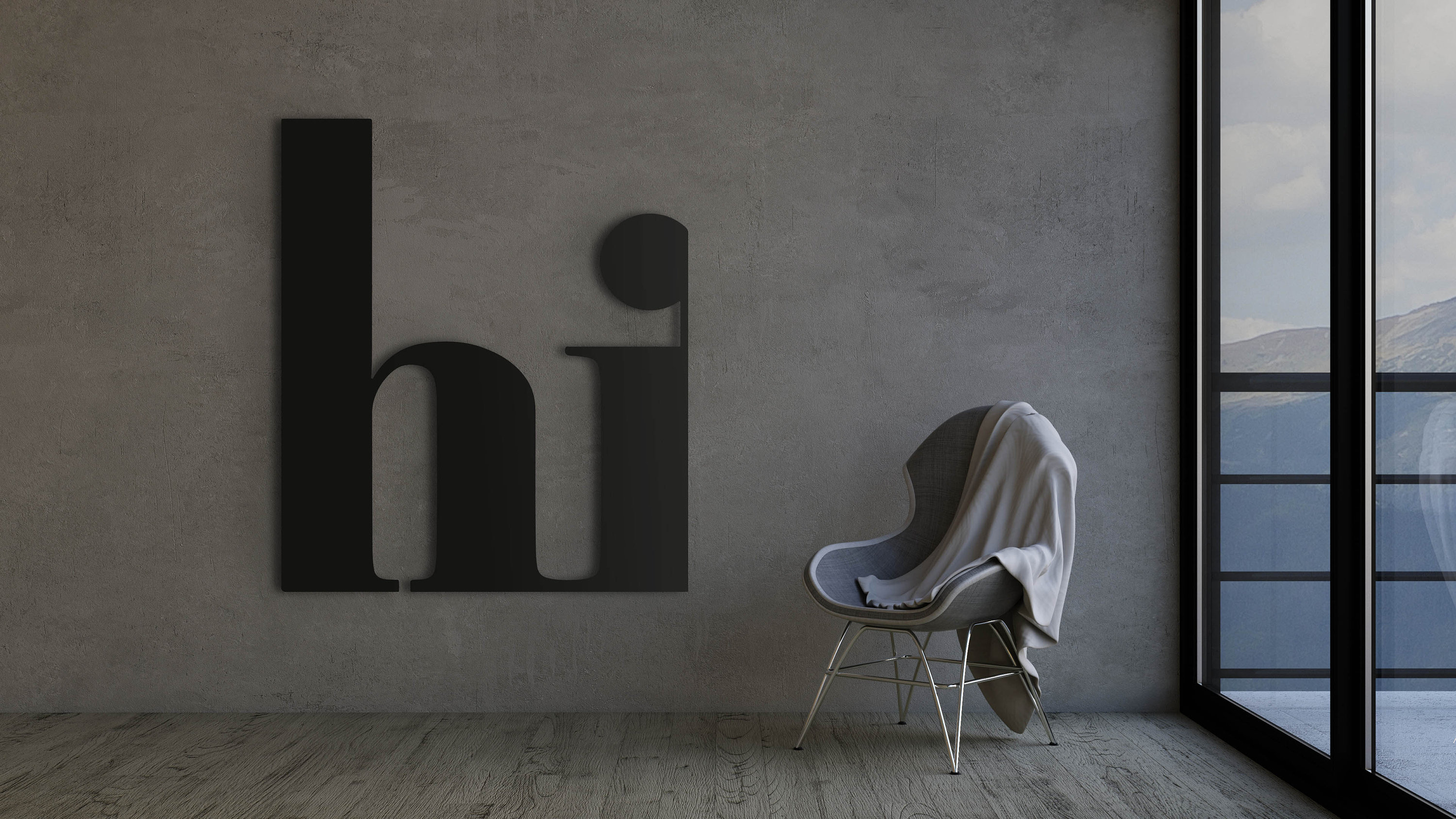 Hi Digital File Single Layer Laser Cut Files DXF SVG CNC - Etsy