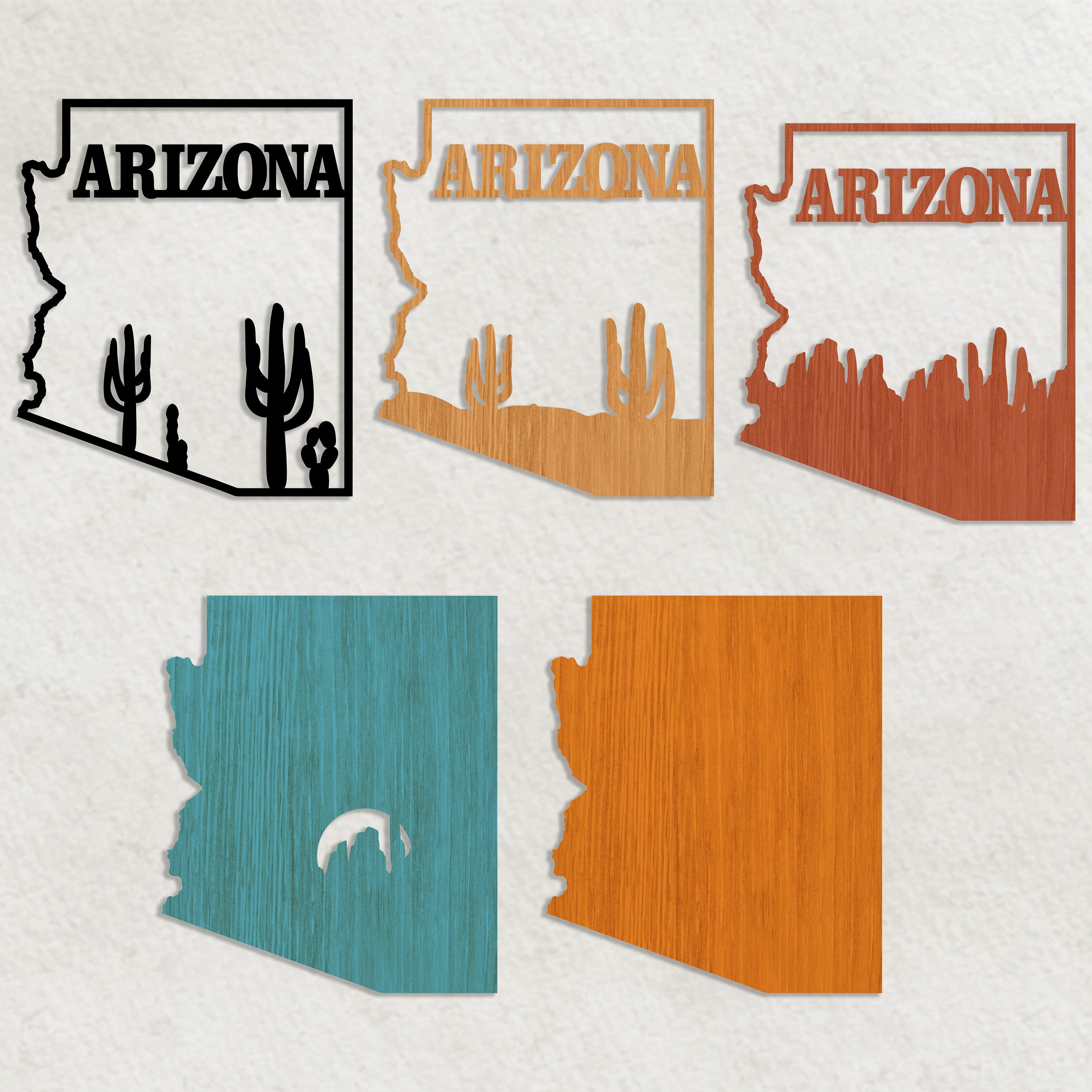 Digital File - 5 Layer Laser Cut Files, DXF, SVG, Multi-layer Files ...