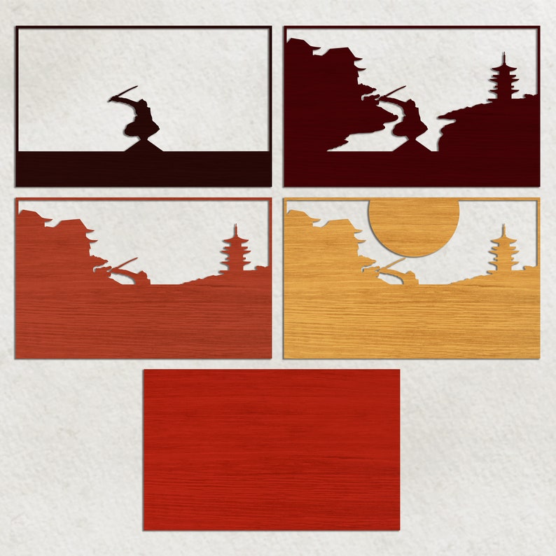 Digital File 5 Layer Laser Cut Files DXF SVG Multi-layer - Etsy