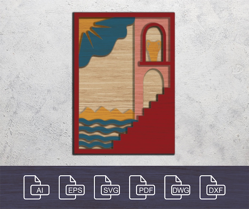 Digital File 5 Layer Laser Cut Files DXF SVG Multi-layer - Etsy