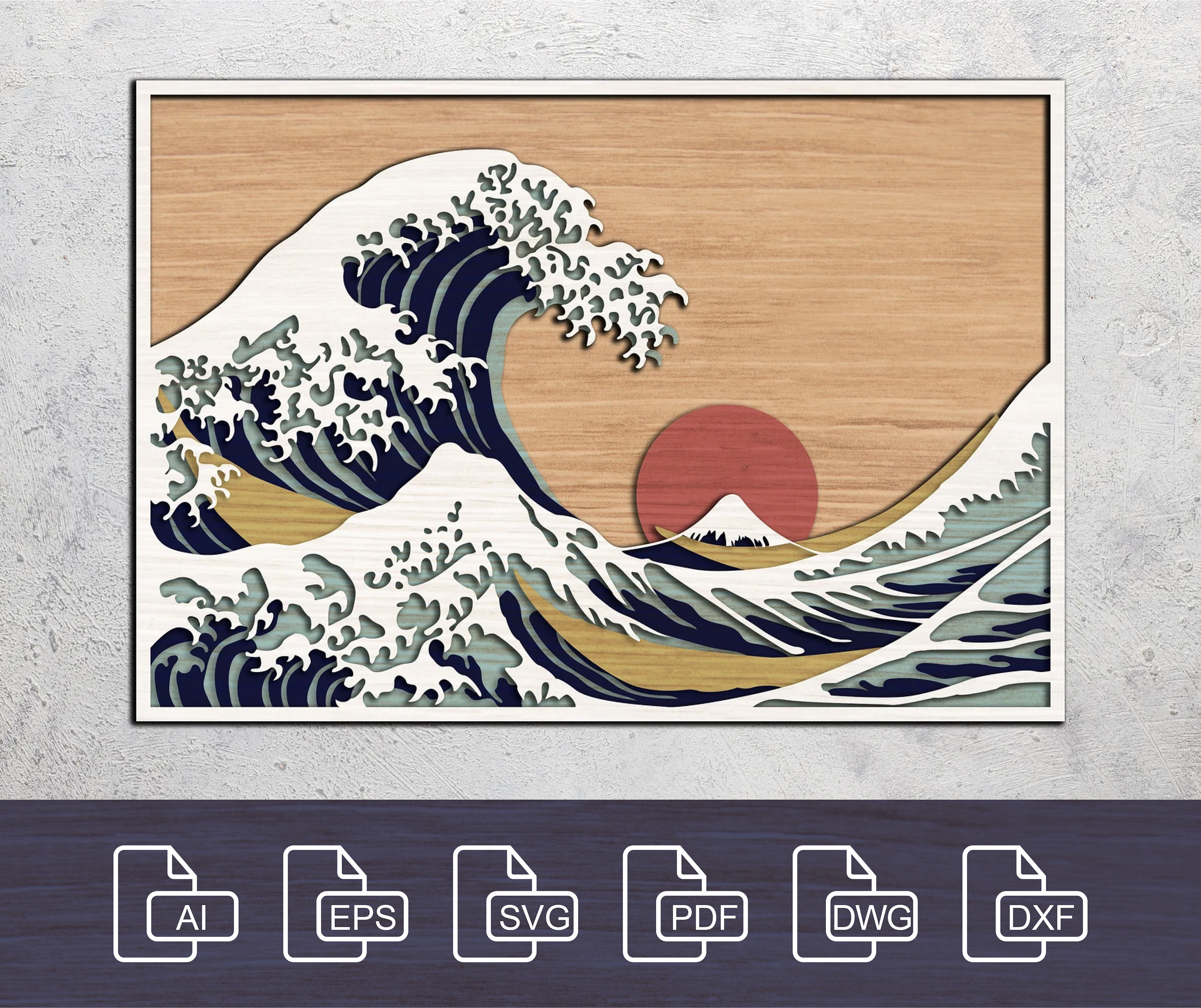 Digital File 6 Layer Laser Cut Files DXF SVG Multi-layer - Etsy UK