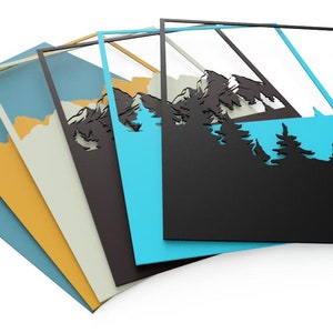 Digital File - 6 Layer Laser Cut Files, DXF, SVG, Multi-layer Files ...