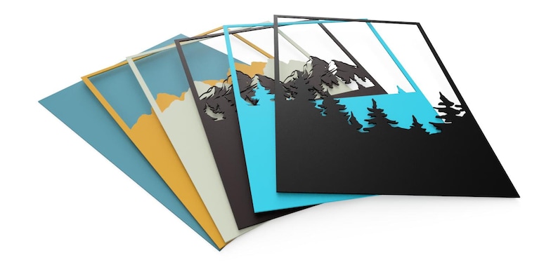 Digital File 6 Layer Laser Cut Files DXF SVG Multi-layer - Etsy