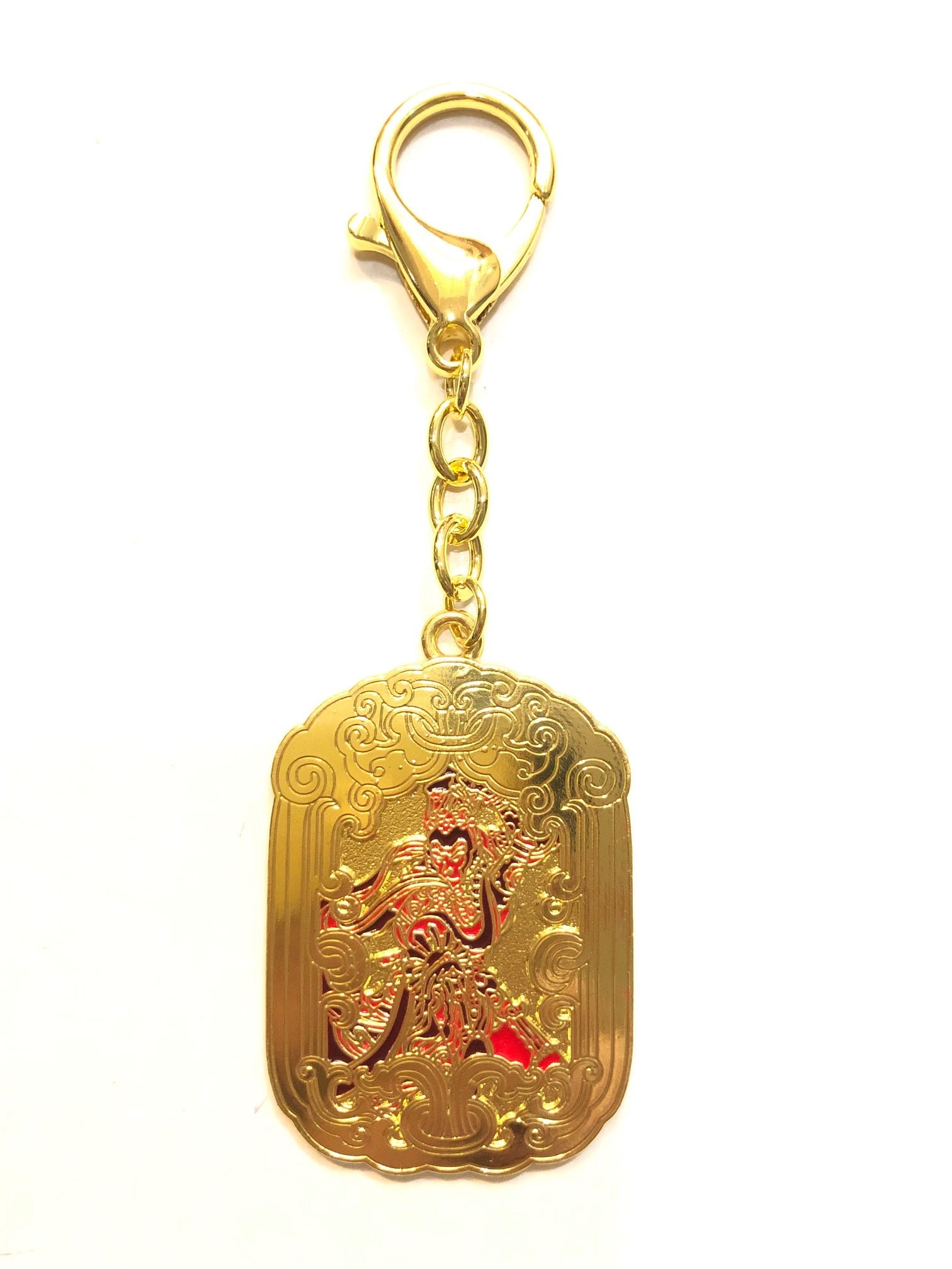 2024 Feng Shui Earth Seal Amulet Keychain Talisman - Etsy