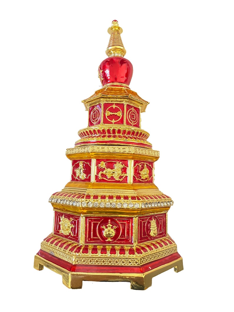 2026 Feng Shui 3 Three Tiered Victory Stupa - Etsy