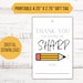 Printable Teacher Appreciation Gift Tag - "thank You for Keeping Me ...