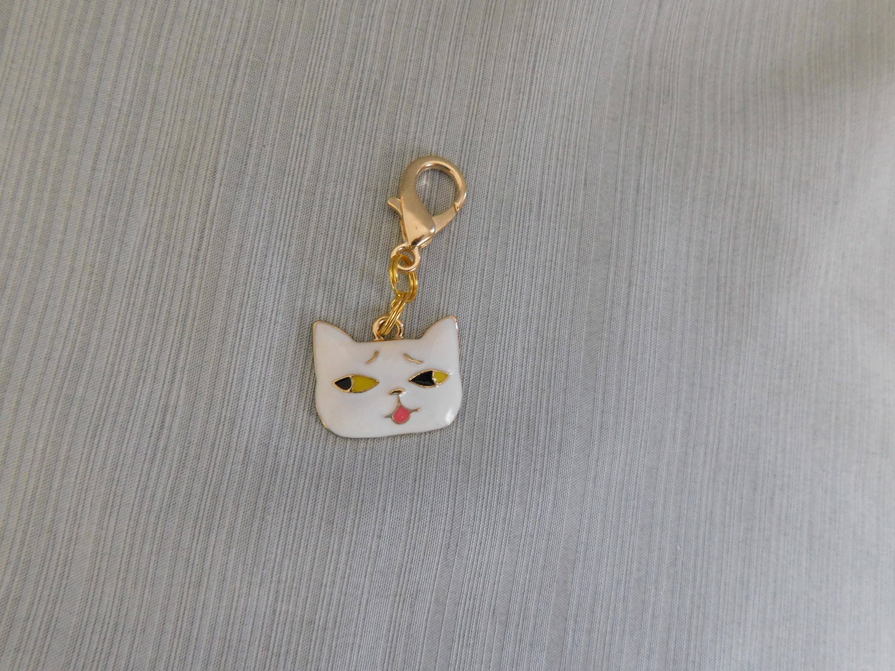 Cat Face Zipper Pull Clip on Charm Kitty Zipper Pull - Etsy