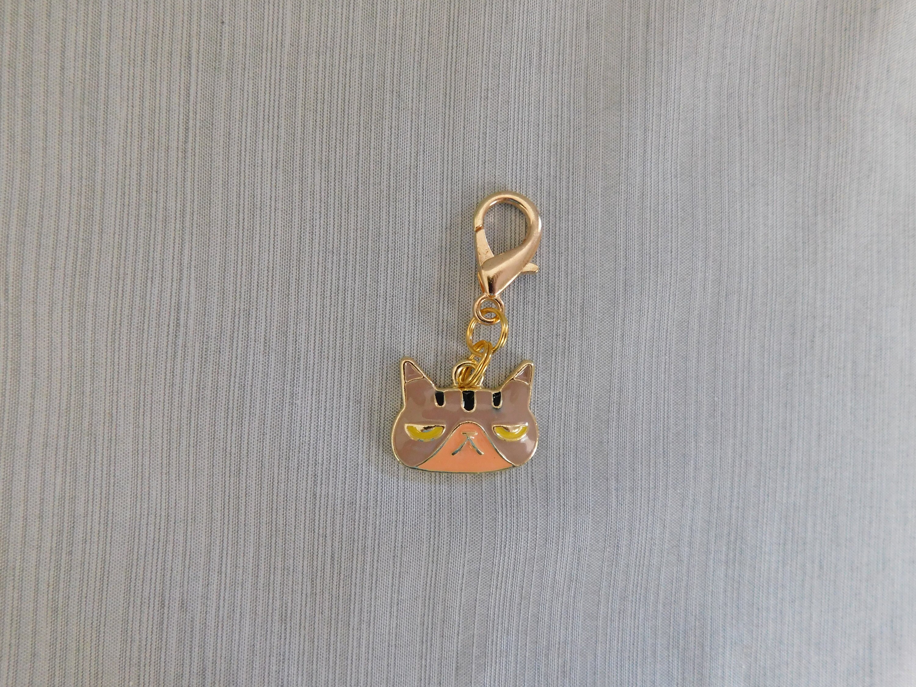 Cat Face Zipper Pull Clip on Charm Kitty Zipper Pull - Etsy