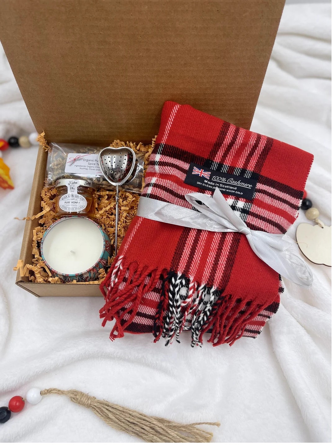 Cozy Winter Gift Box, Christmas Gift Basket, Holiday Gift, Thinking of ...