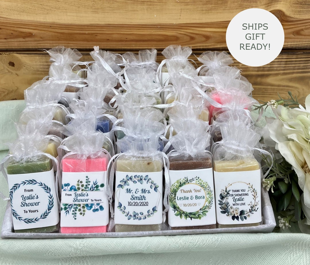 Personalized Soap Favors Bridal Wedding Baby Shower Prizes Guest Thank ...