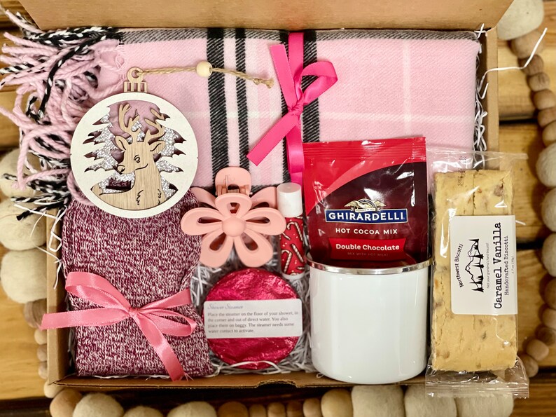 Cozy Winter Gift Box, Christmas Gift Basket, Holiday Gift, Thinking of ...