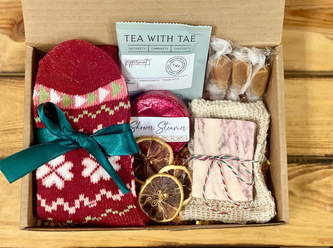 Cozy Winter Gift Box, Christmas Gift Basket, Holiday Gift, Thinking of ...