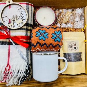 Cozy Winter Gift Box, Christmas Gift Basket, Holiday Gift, Thinking of ...
