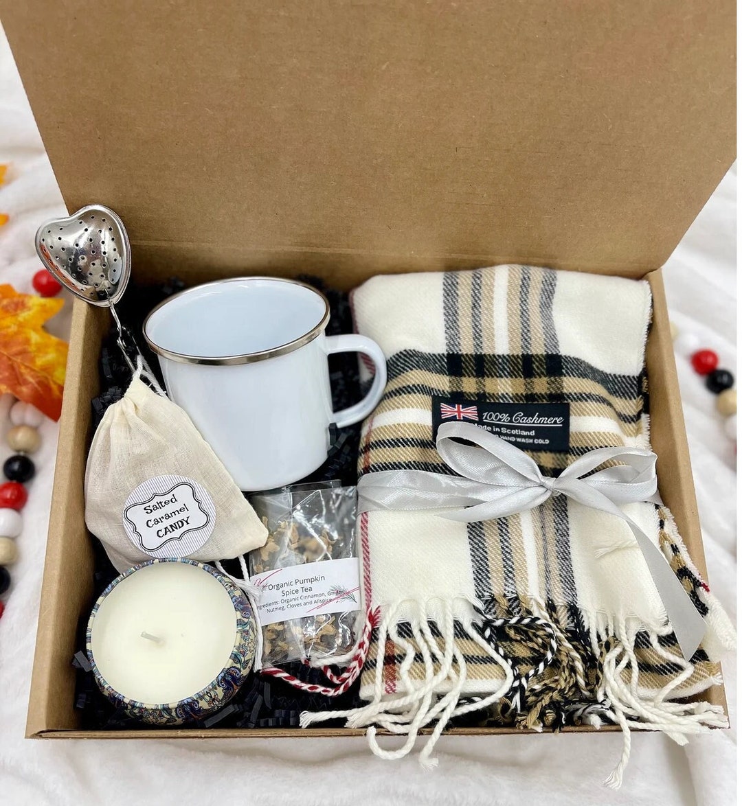 Cozy Winter Gift Box, Christmas Gift Basket, Holiday Gift, Thinking of ...