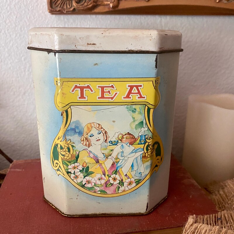 Vintage Tea Tins - Etsy