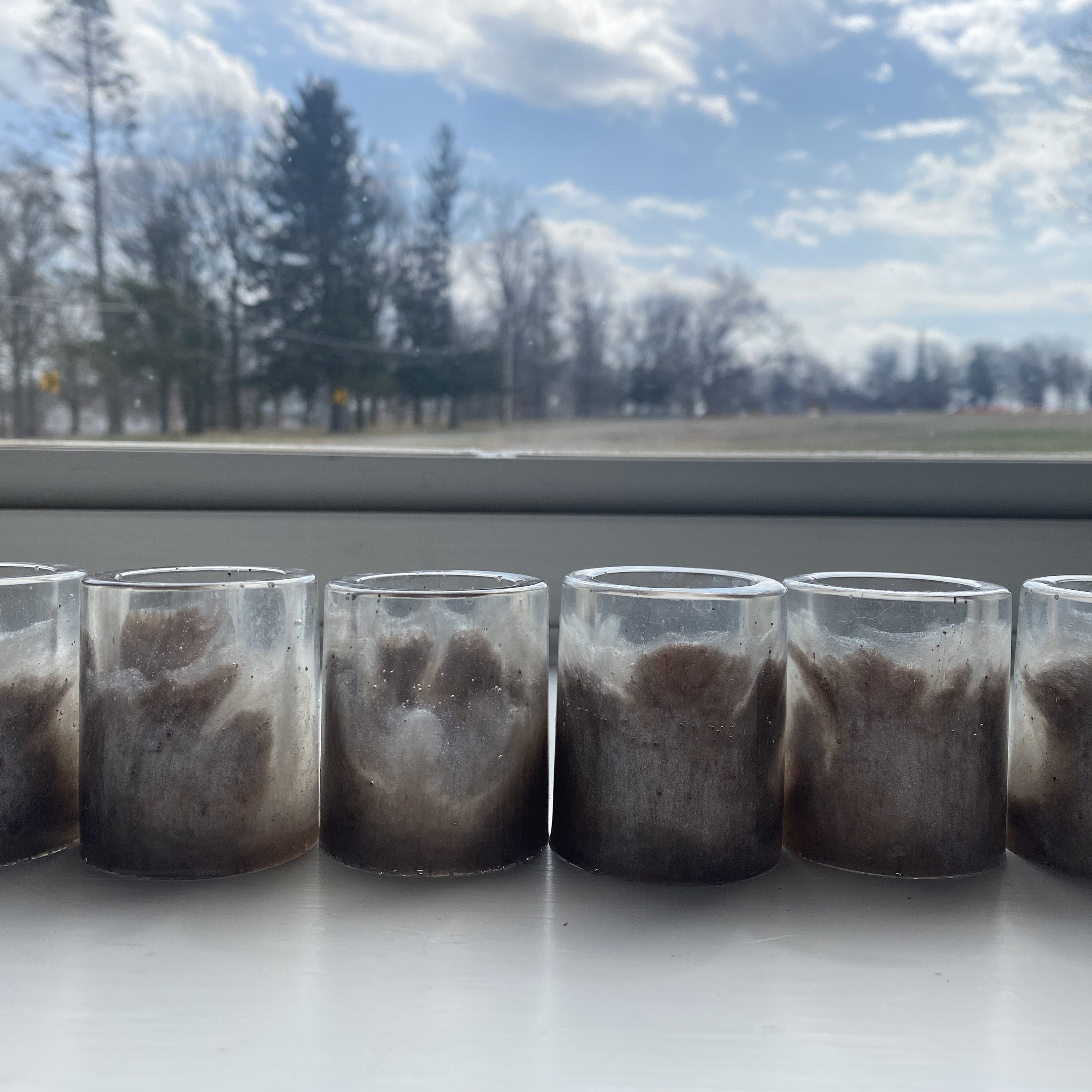 Smokey Resin Shot Glass Single Shot Glass Color Customizable - Etsy