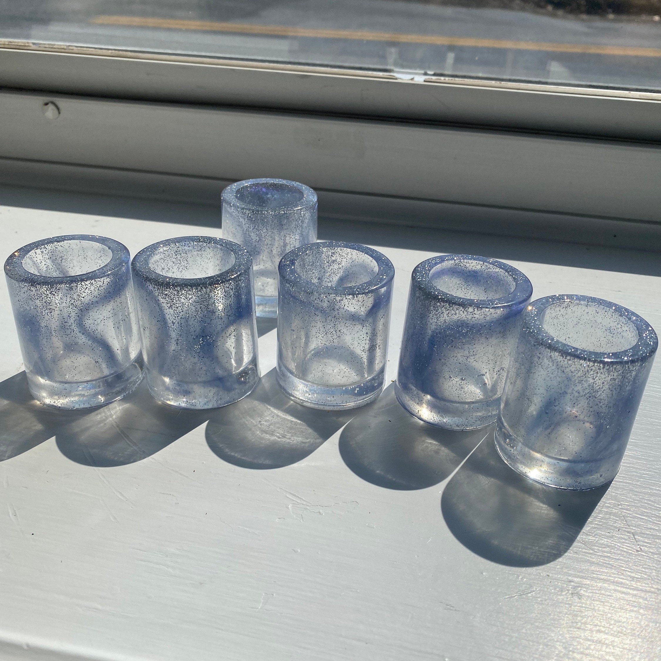 Smokey Resin Shot Glass Color Customizable Single Shot Glass Kitchen ...