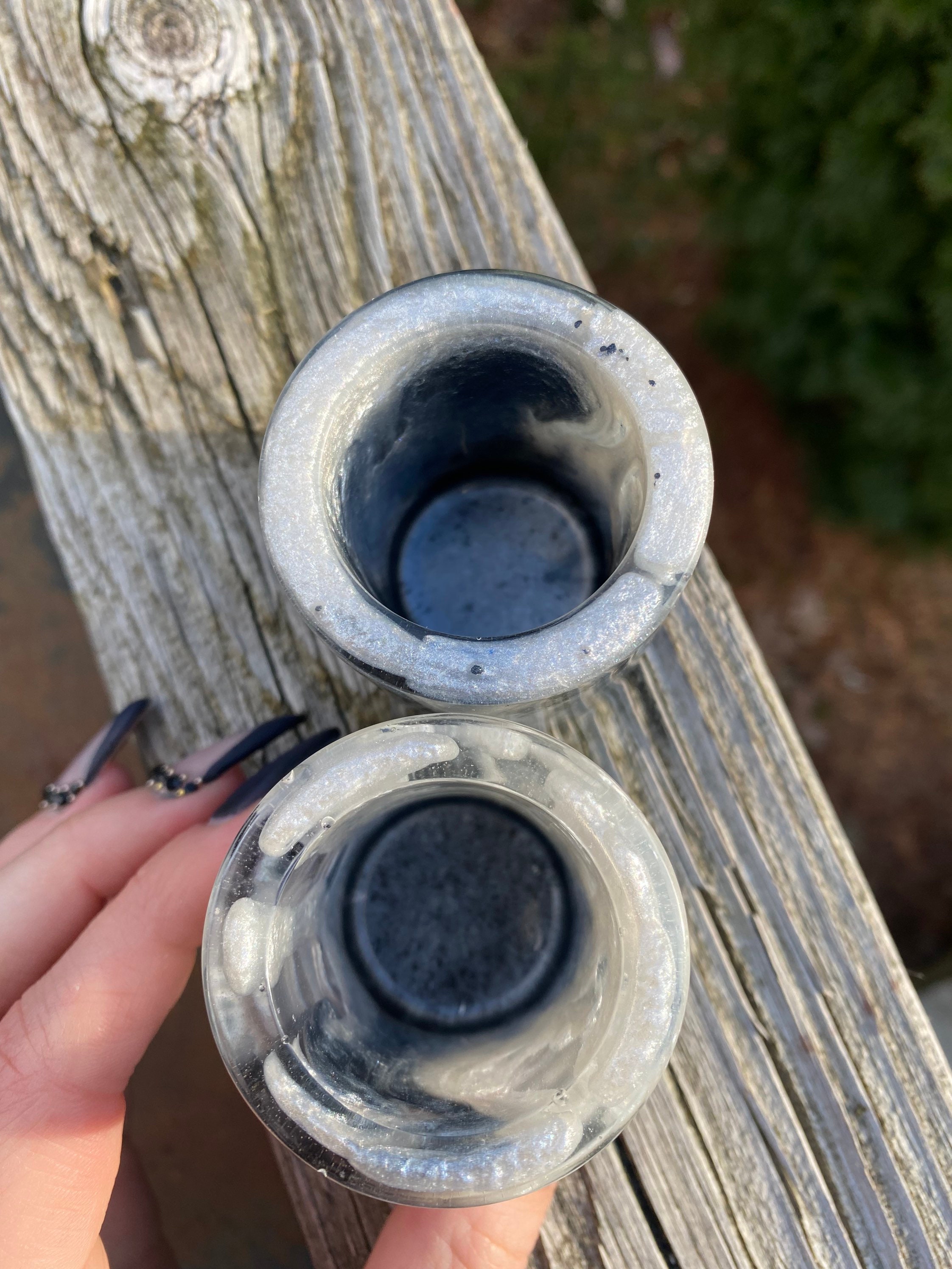 Smokey Resin Shot Glass Single Shot Glass Color Customizable - Etsy