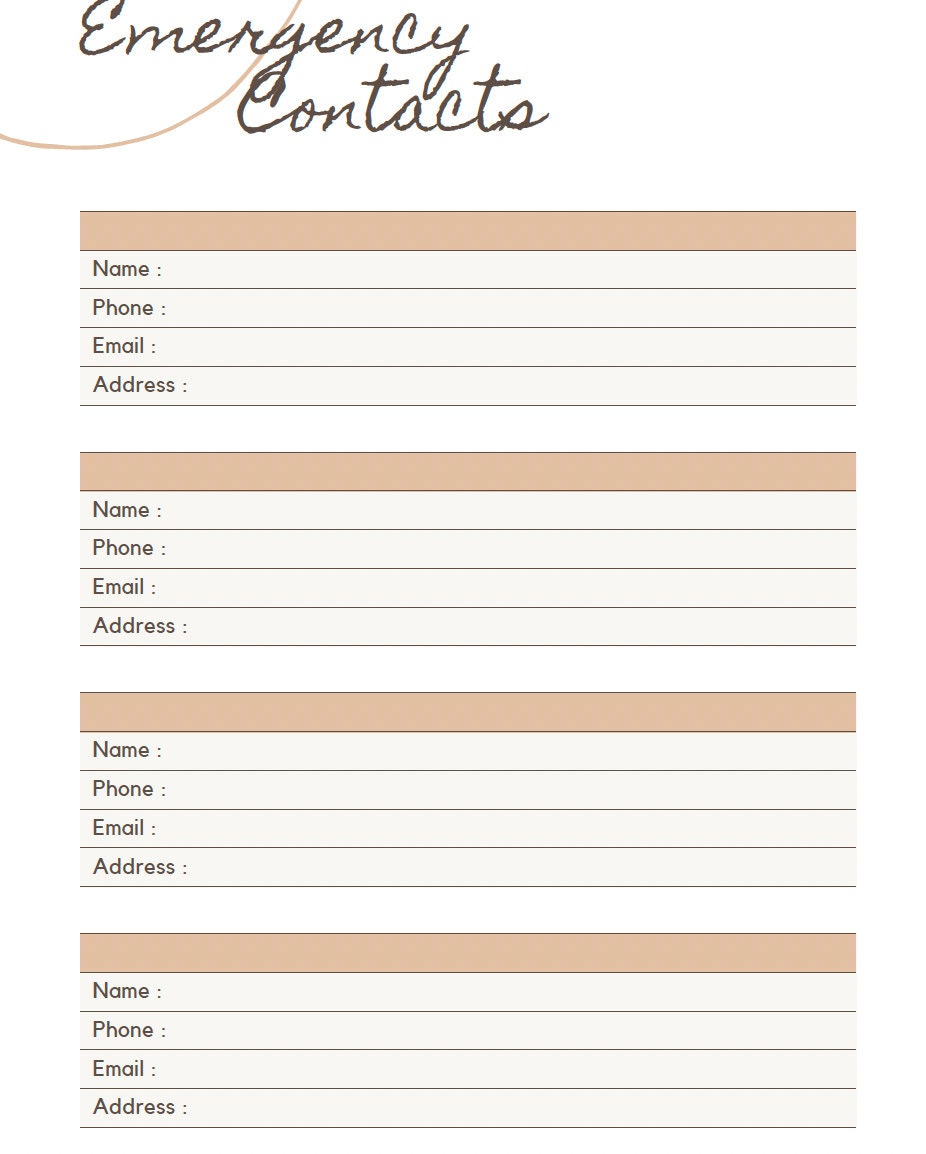 House/pet Sitter Bundle - Printable PDF - Etsy