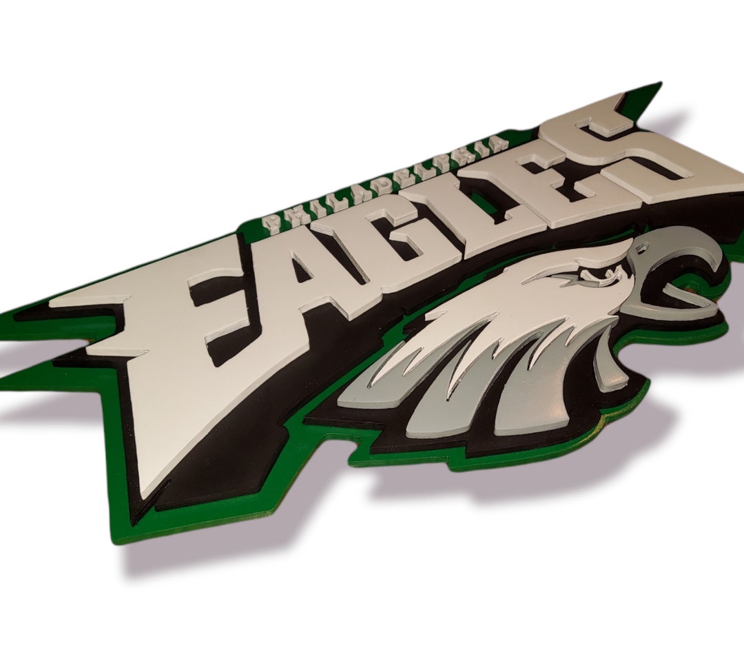 Philadelphia Eagles 3D Wall Wooden Sign. Philadelphia Footbal. - Etsy