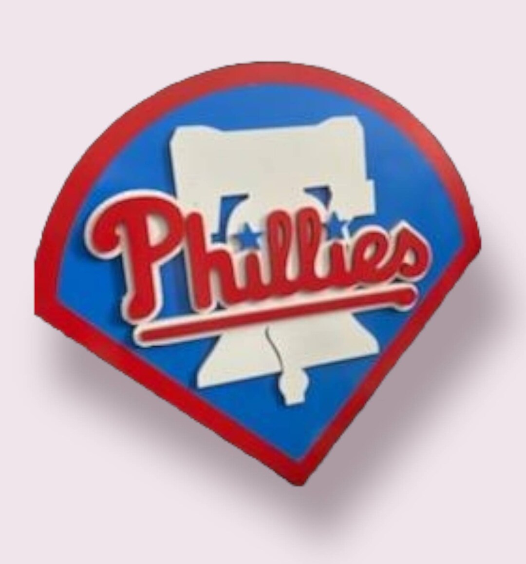 Philadelphia Phillies 3D Wall Decor. Phillies Wooden Sign. Baseball ...