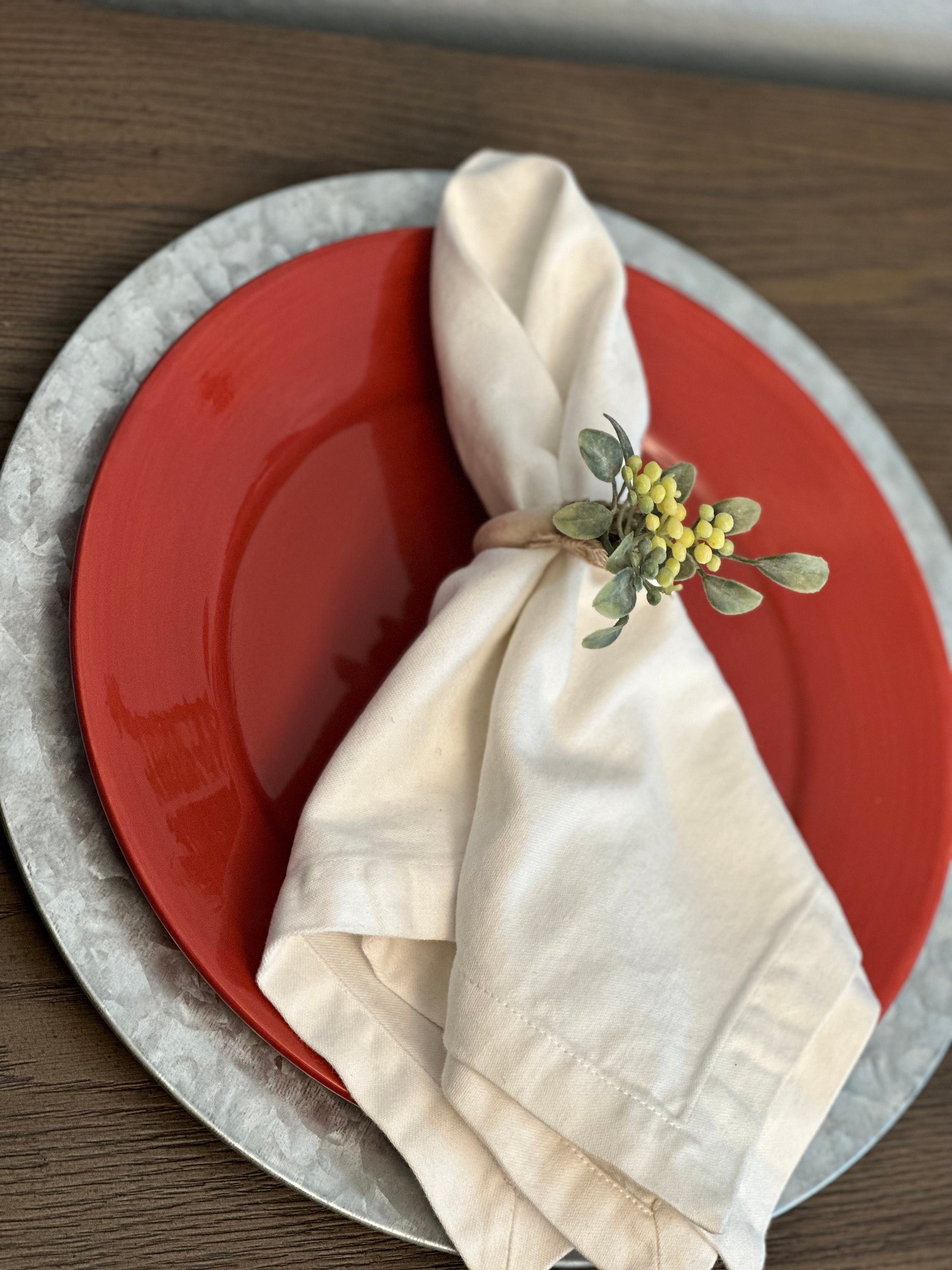 Yellow Buds Rustic Farmhouse Napkin Ring Weddings - Etsy