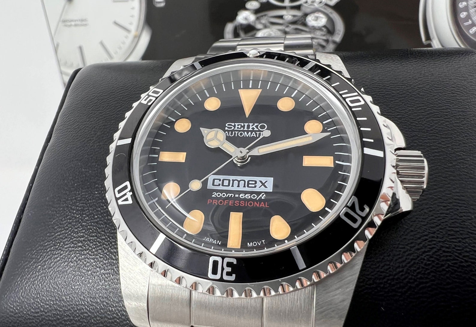 Seiko Submariner Comex Vintage Style Diver Beautiful Domed - Etsy Ireland