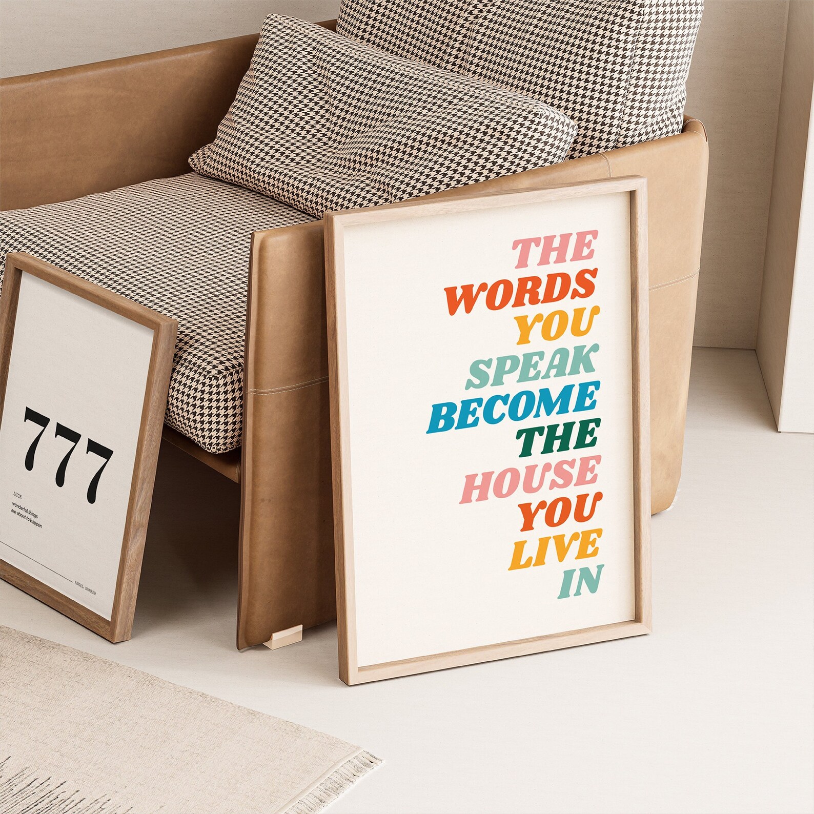 The Words You Speak Become the House You Live in Print Printable Wall ...