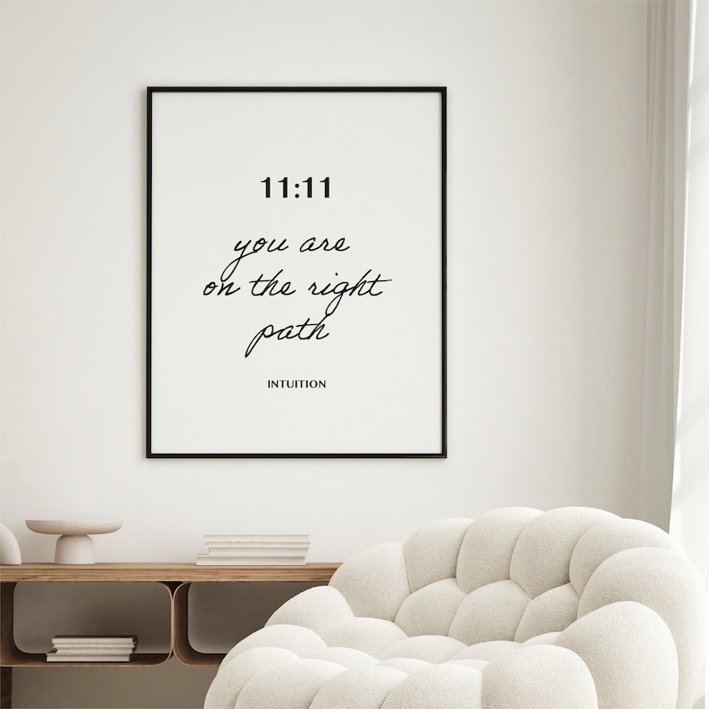 1111 Angel Number Print Instant Printable Wall Art 11:11 Digital ...