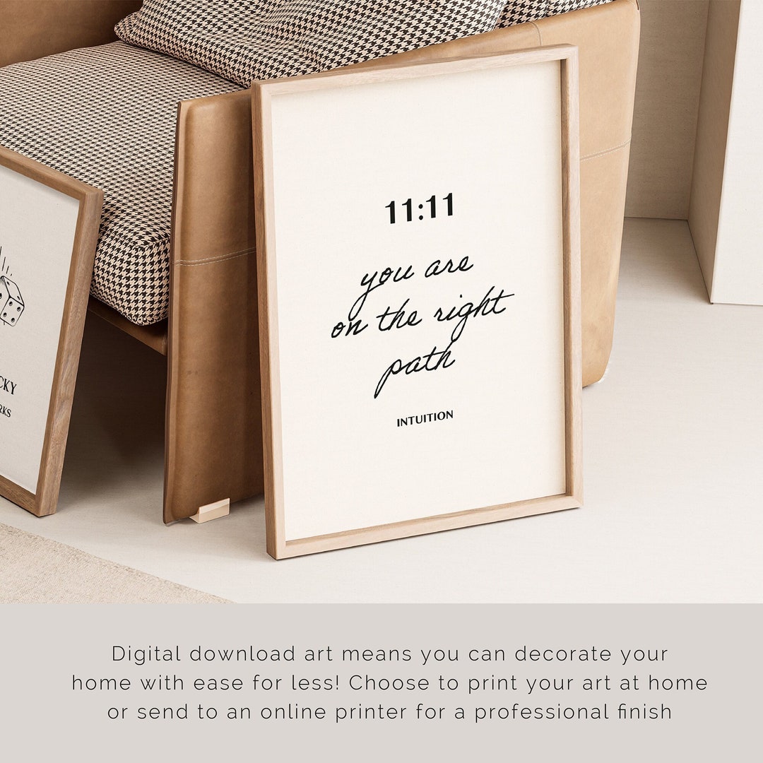 1111 Angel Number Print Instant Printable Wall Art 11:11 Digital ...