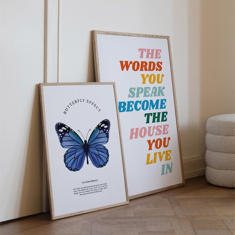 The Words You Speak Become the House You Live in Print Printable Wall ...