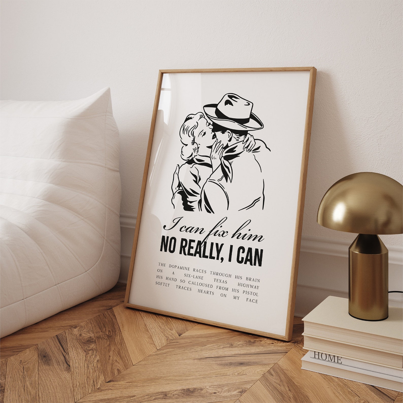 I Can Fix Him No Really I Can Print TTPD Taylor Swiftie Lyrics Poster ...