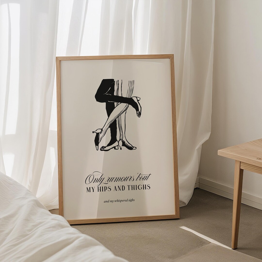 1989 Wall Art Print • is It Over Now? Lyrics Rumours Hips & Thighs ...