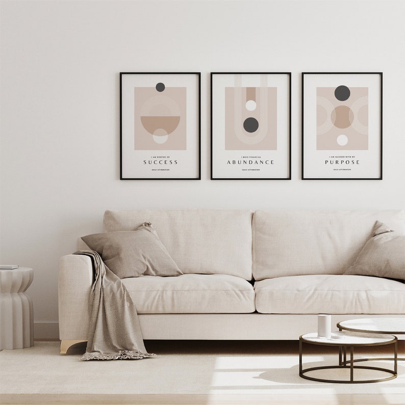 Affirmation Poster Gallery Wall Art Print Download Success - Etsy