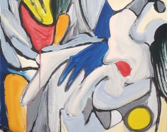 Original Artwork Abstract Painting set by Matt Makela Acrylic on Canvas ...