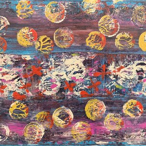 Original Artwork Abstract Painting "outbreak" by Matt Makela Acrylic on ...