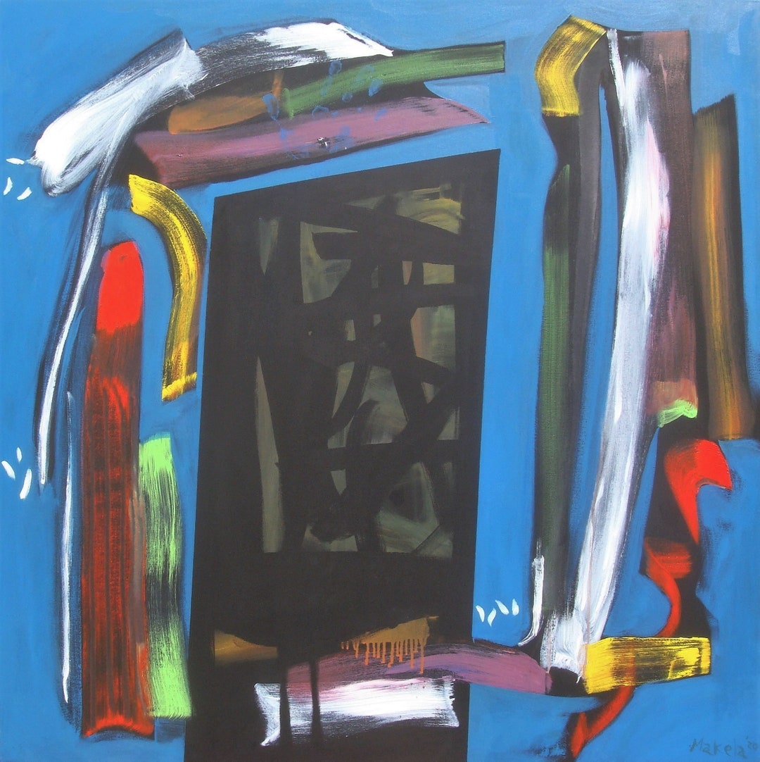 Original Artwork Abstract Painting doorway to the Window of the Soul by ...