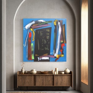 Original Artwork Abstract Painting doorway to the Window of the Soul by ...