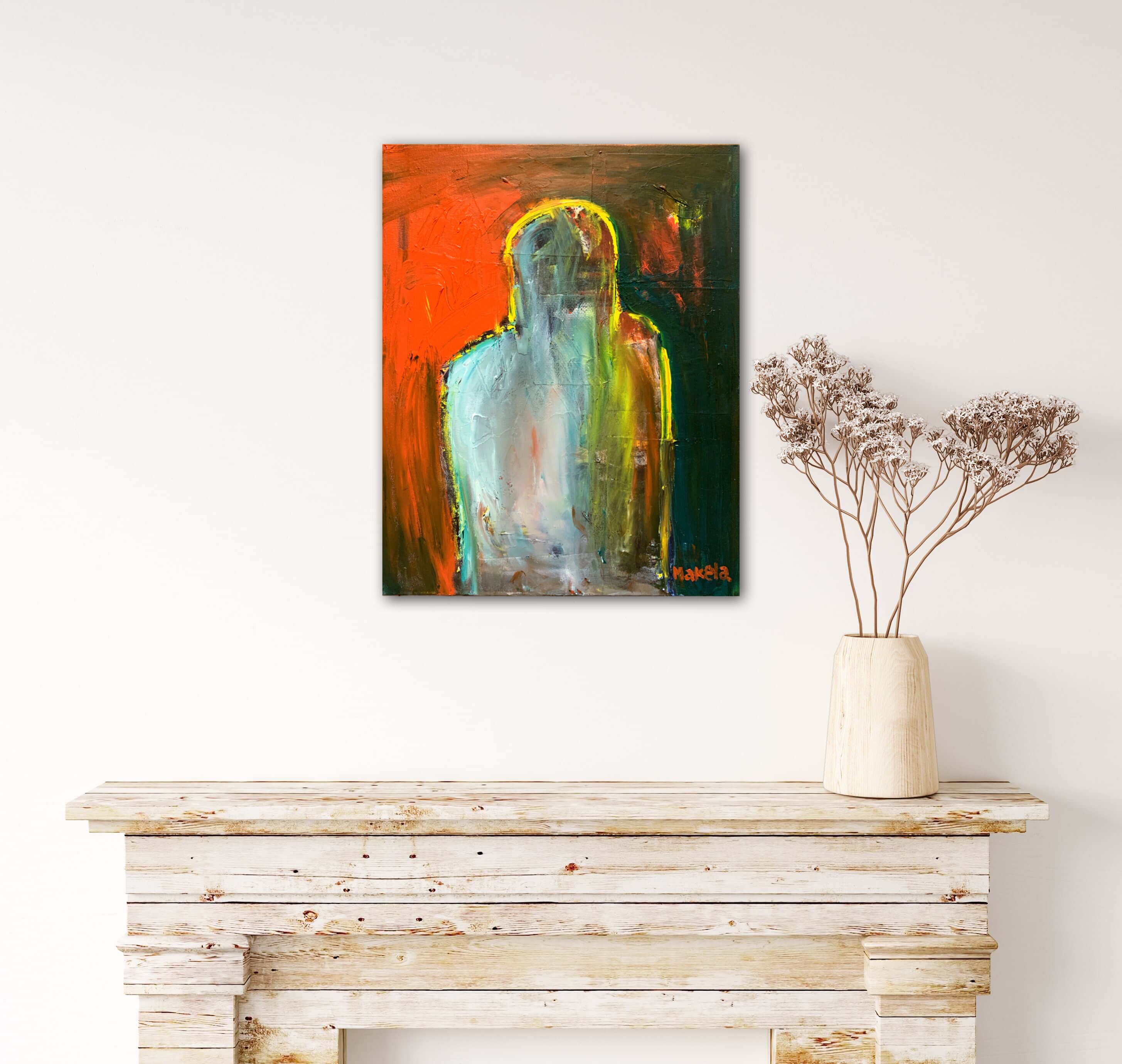Original Artwork Abstract Painting portrait by Matt Makela Oil on ...