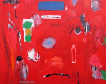 Original Artwork Abstract Painting unplanned 1 by Matt Makela Acrylic ...