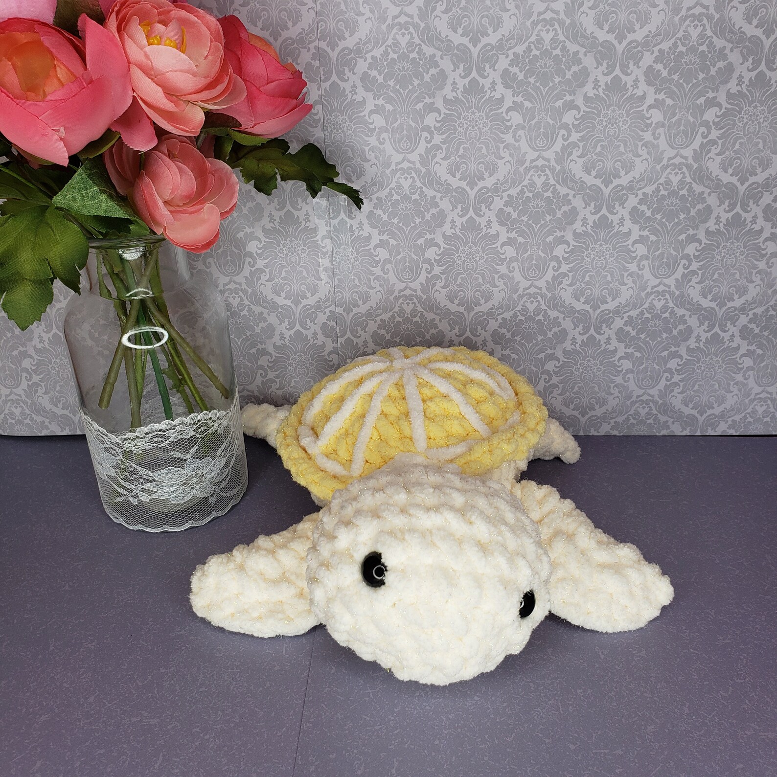 Strawberry Sea Turtle Lemon Sea Turtle Pink and Yellow - Etsy