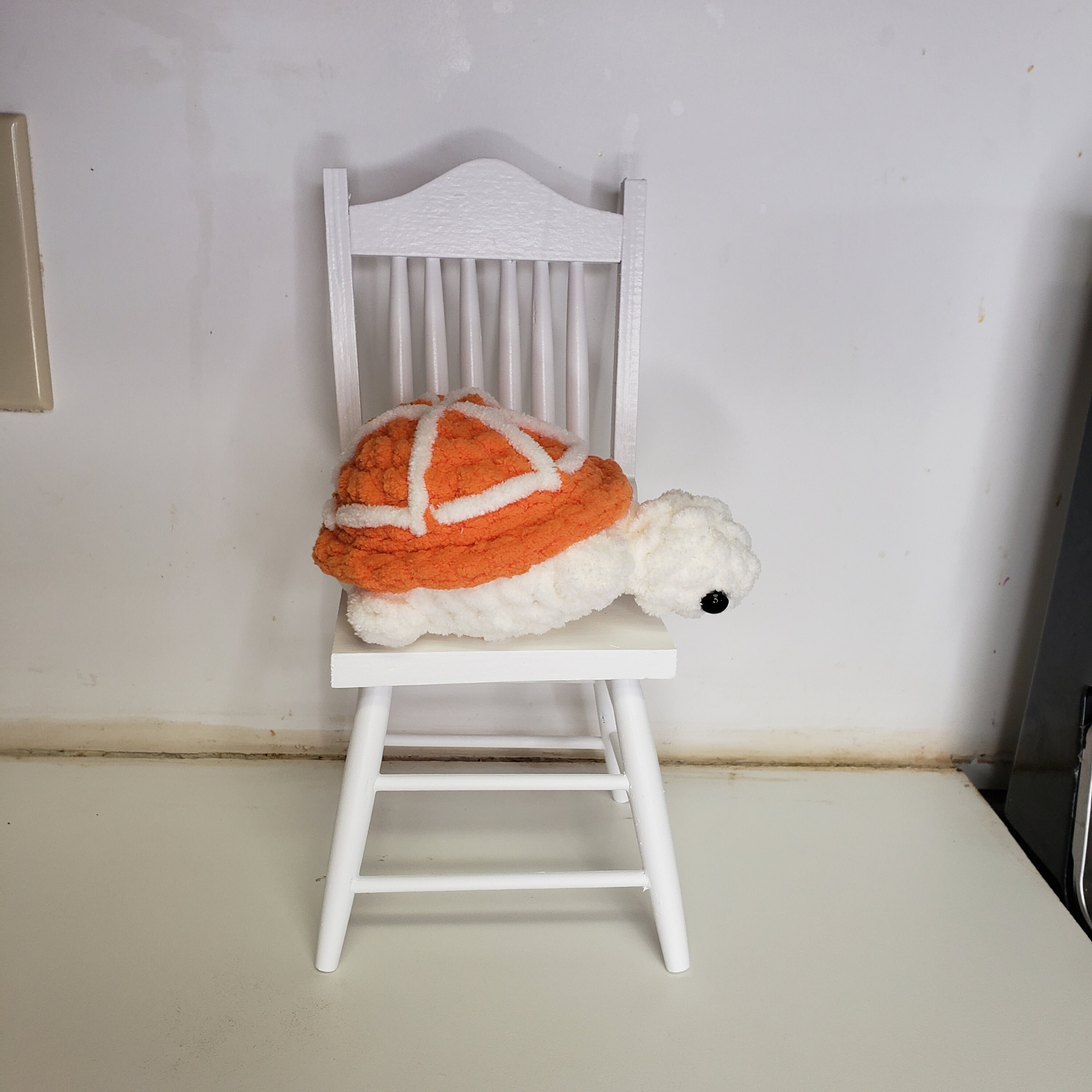 Orange Baby Turtle Crochet Plushie Amigurumi Orange Turtle Stuffie ...