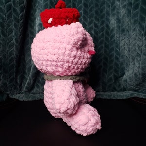 Strawberry Frog Crochet Stuffed Animal Amigurumi Frog Plushy With Beret ...