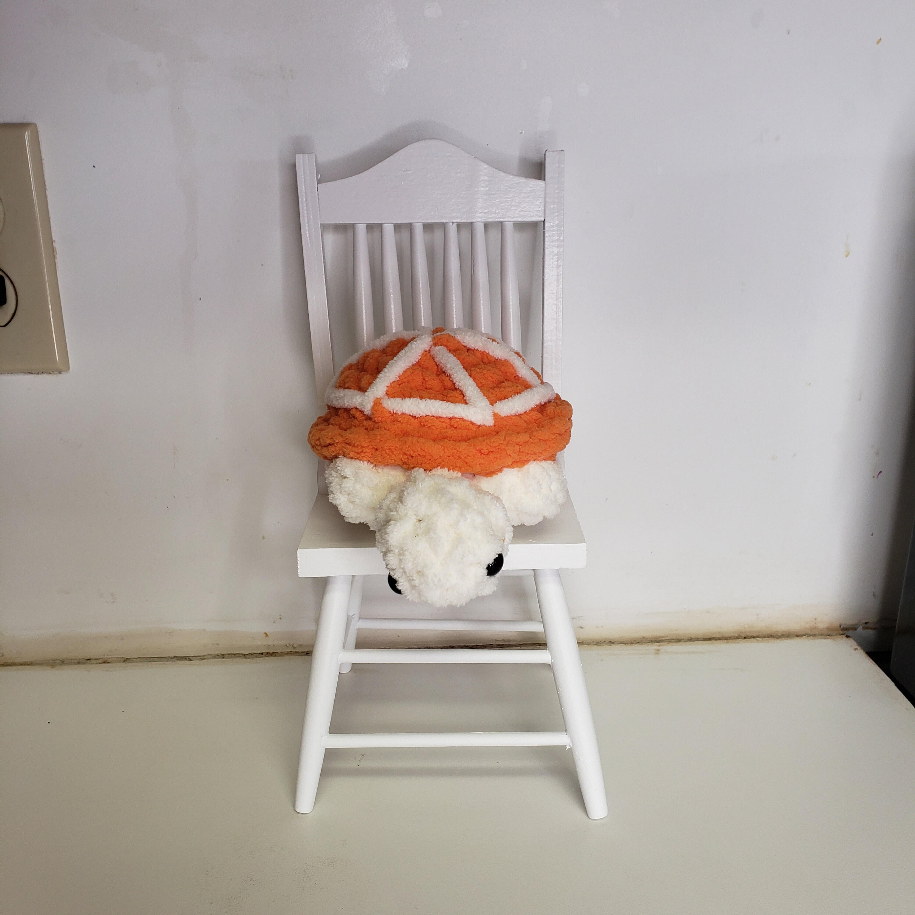 Orange Baby Turtle Crochet Plushie Amigurumi Orange Turtle Stuffie ...