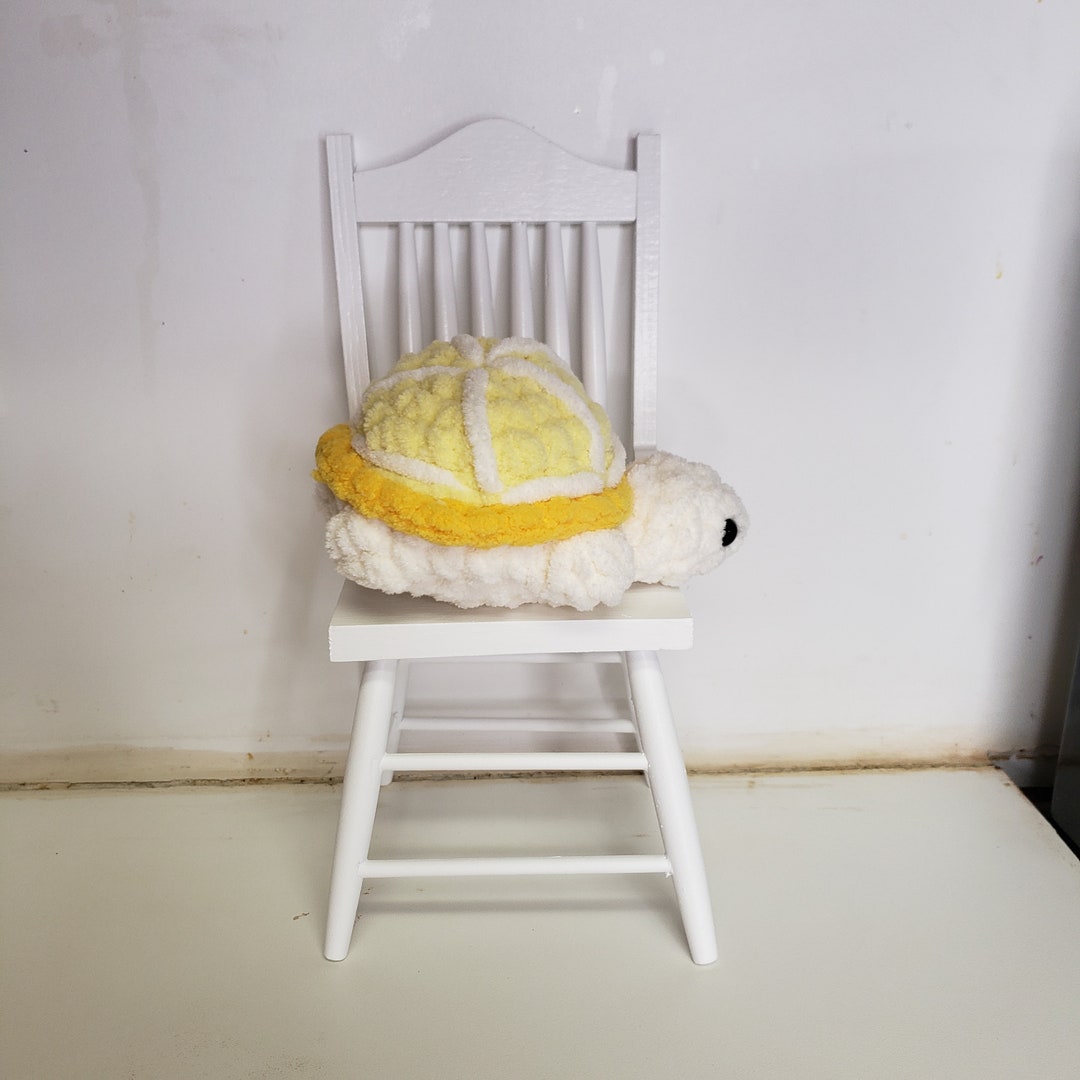 Lemon Baby Turtle Crochet Plushie Amigurumi Lemon Turtle Stuffie - Gift ...
